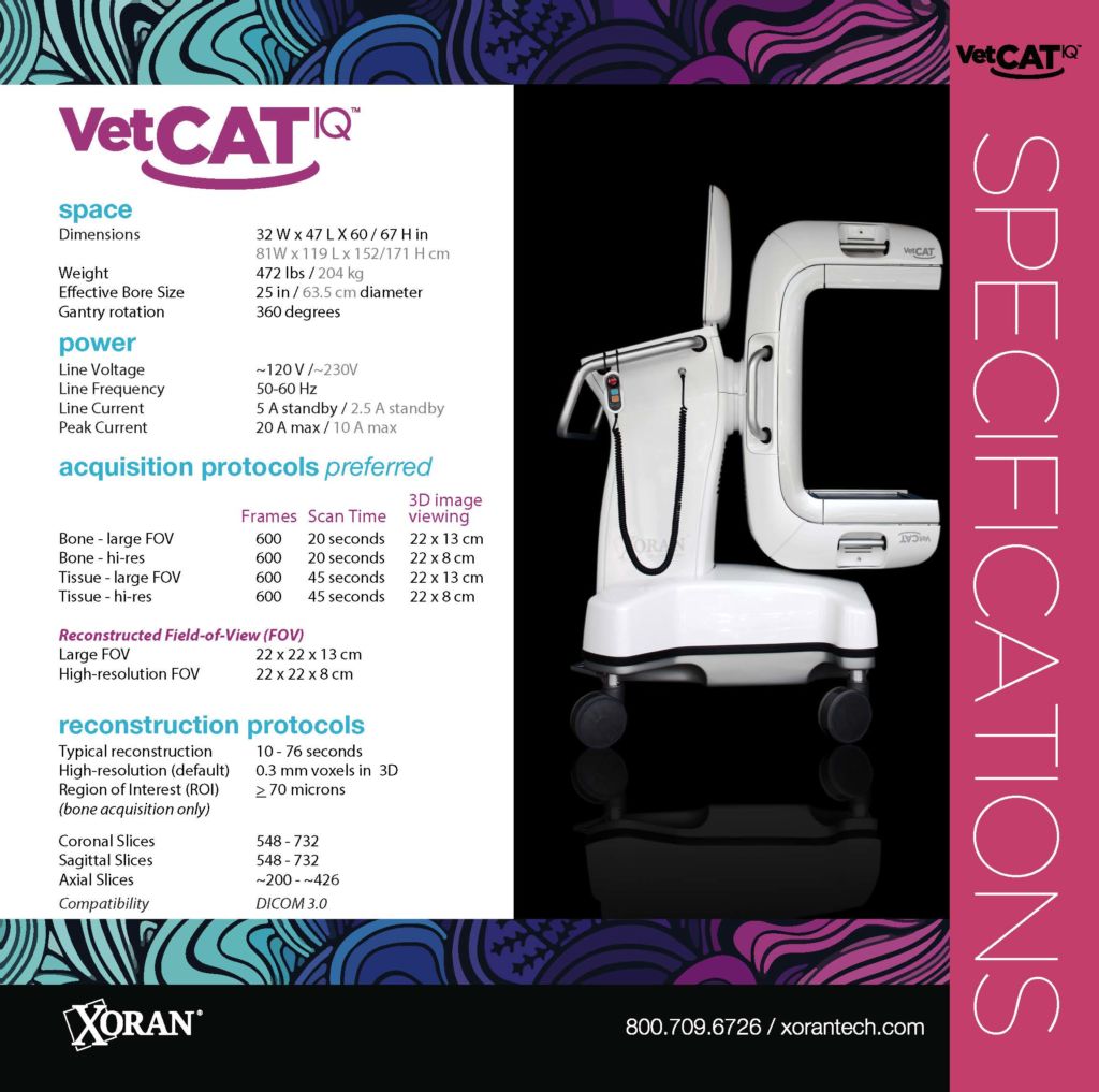 Veterinary One-Pagers - Xoran Technologies LLC