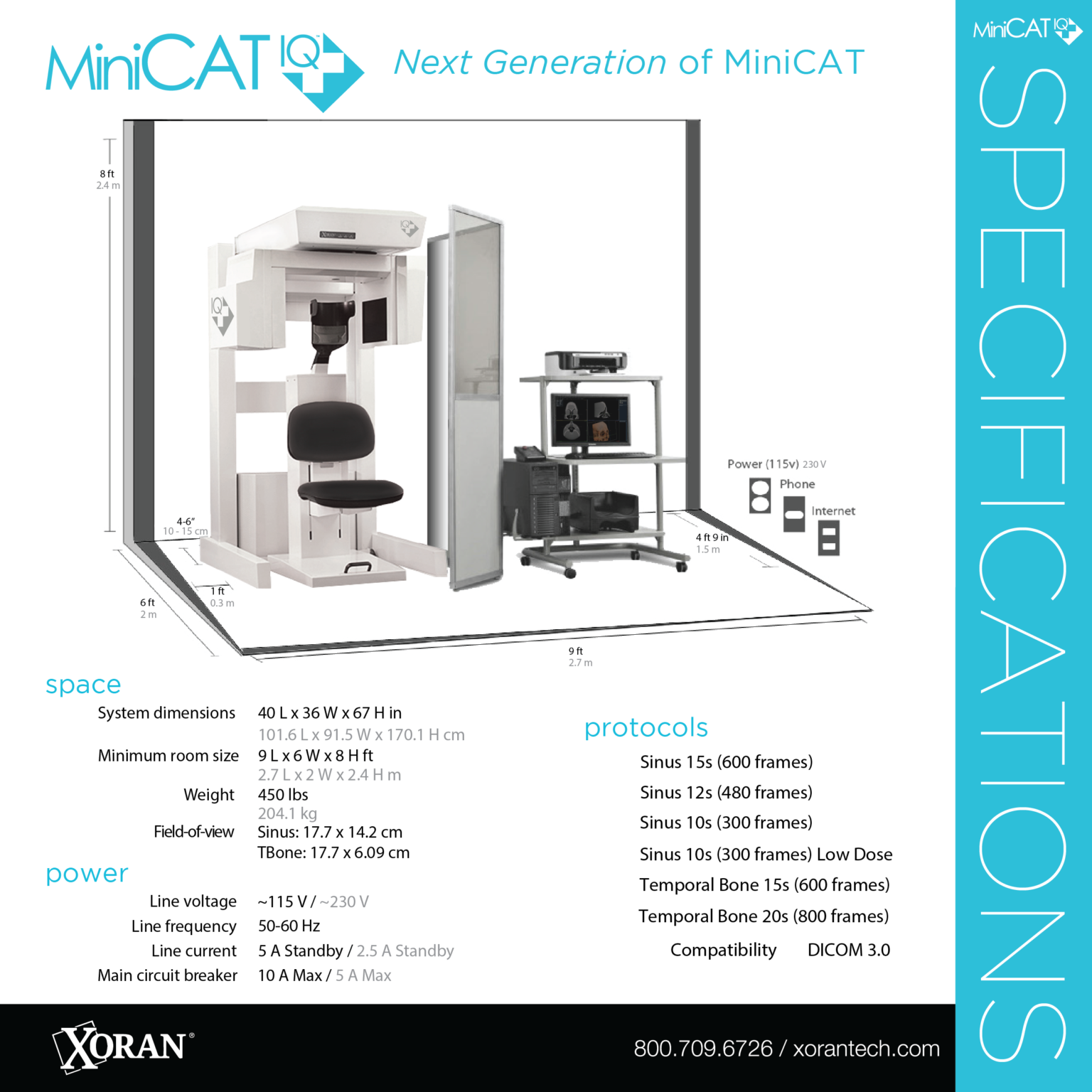 Next Generation MiniCAT - CT Scanner for ENT Professionals