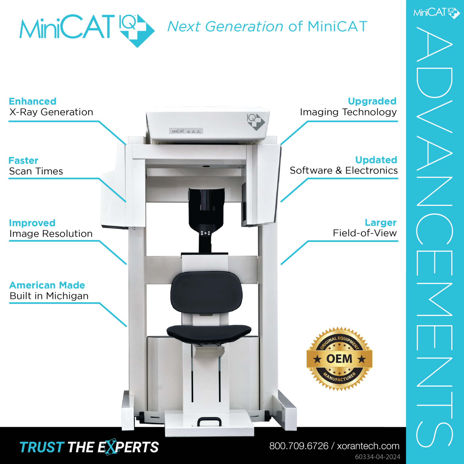 Next Generation MiniCAT - CT Scanner for ENT Professionals